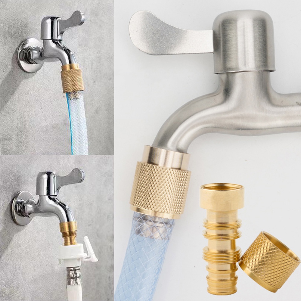 XJ-Copper Joint Wash Quick Joint Washing Machine Adapter Faucet Nipple ...