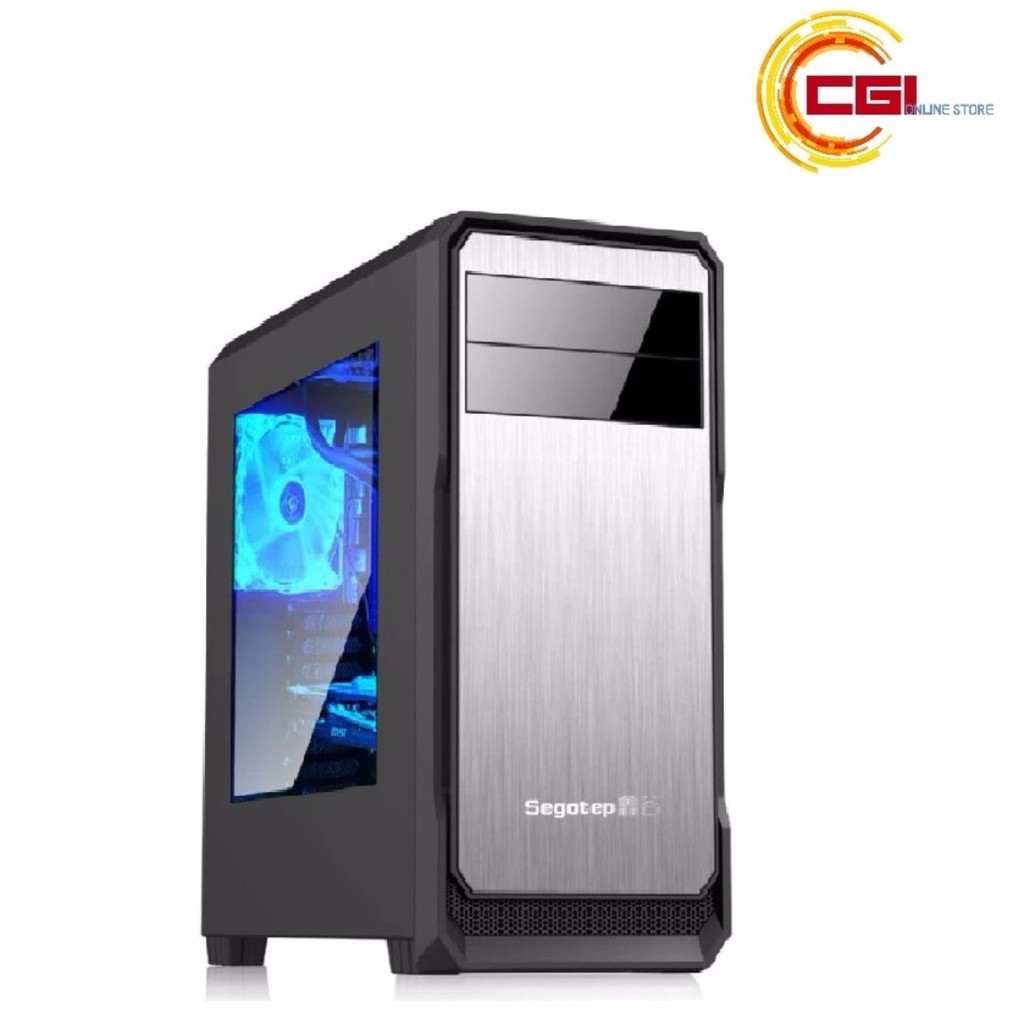 Segotep The Wind ATX Mid Tower Gaming Casing - Black | Shopee Malaysia