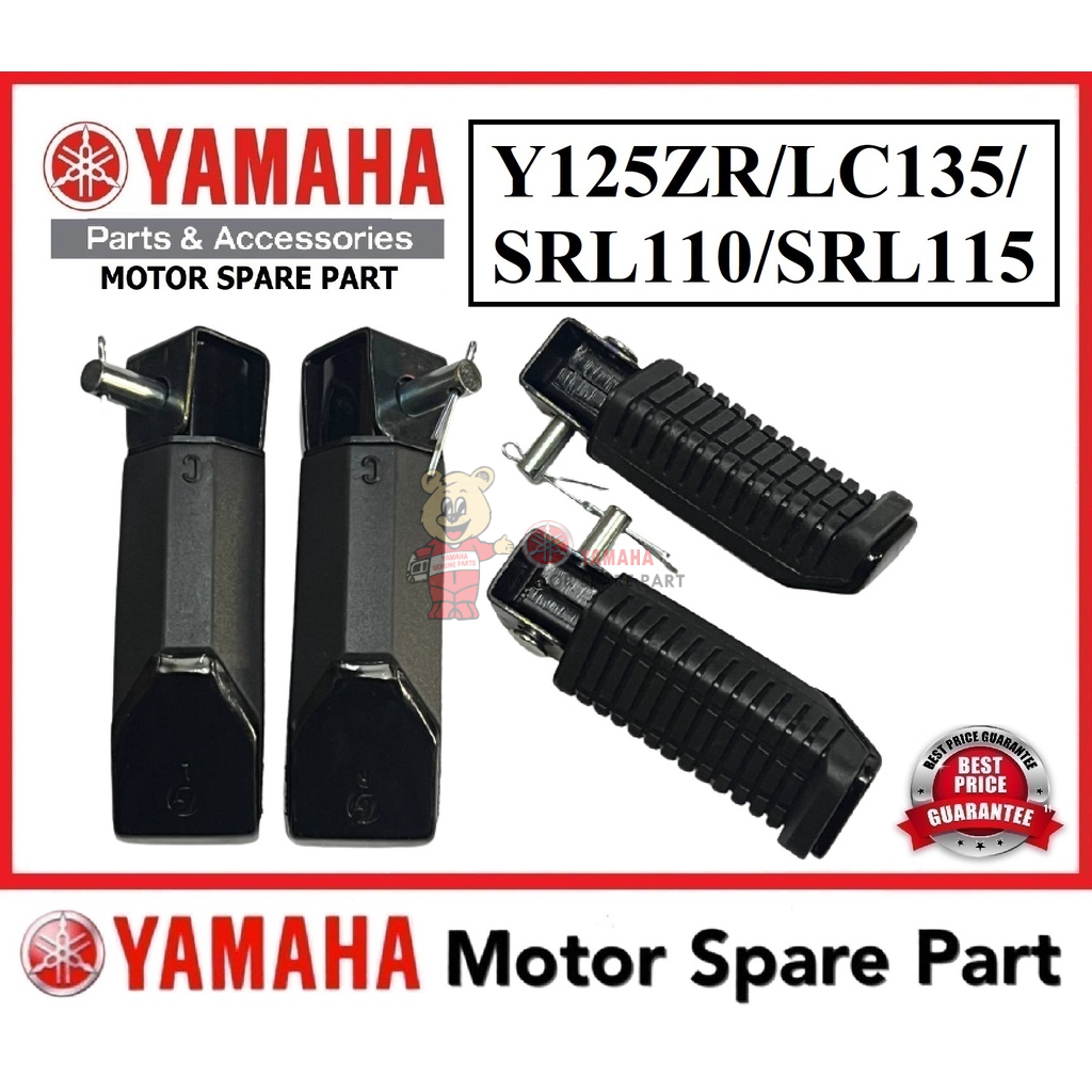YAMAHA Y125ZR REAR FOOTREST 0 LC135 Y125Z Y125 LAGENDA SRL110 SRL115 ...