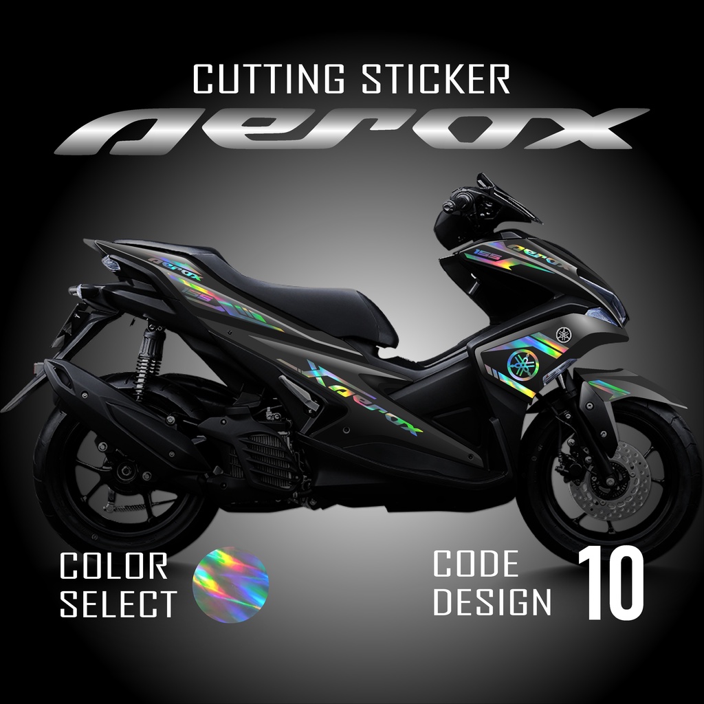 Aerox 155 VVA Cutting Sticker - Sticker Striping Lis Embossed ...