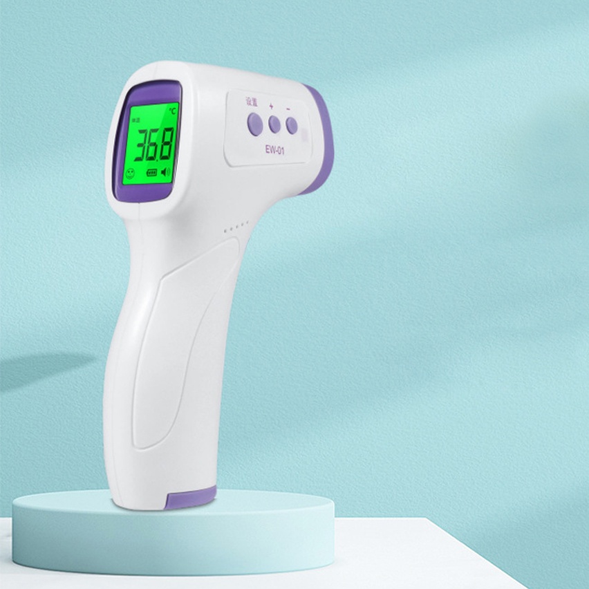 Infrared Forehead Thermometer Contactless Temperature Gun Digital LCD ...
