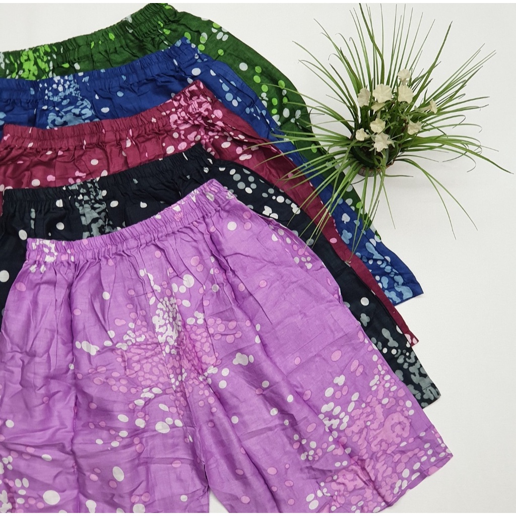 [1077] UNISEX Batik Short Pants/Seluar Pendek Batik Tidur *WHOLESALE ...