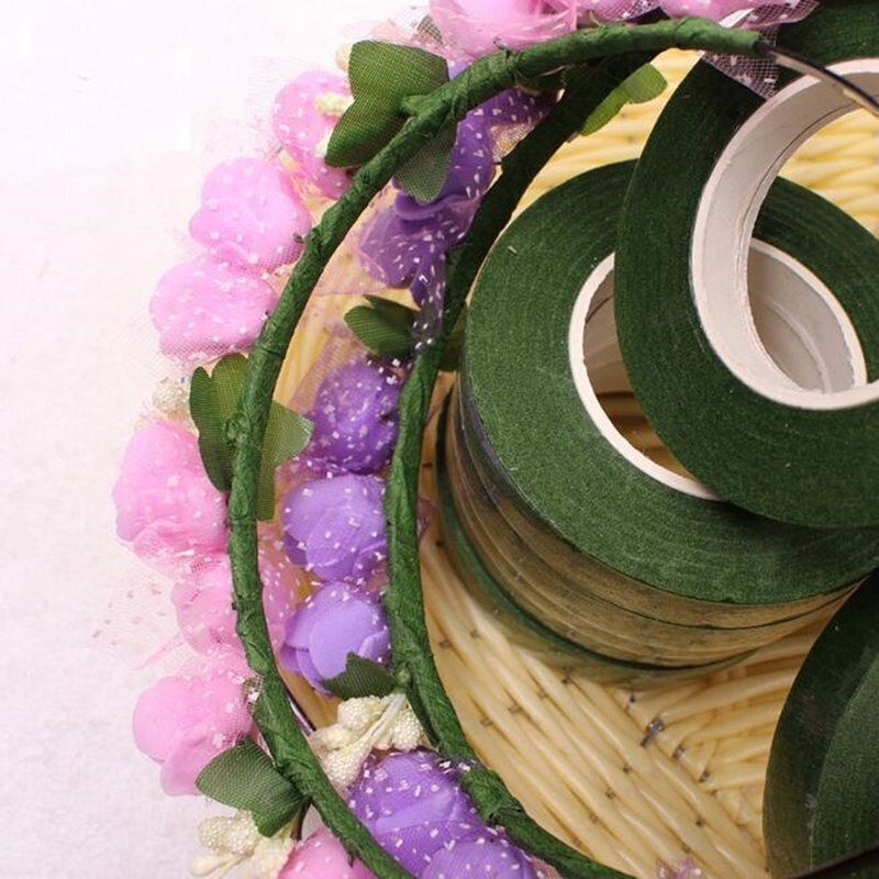 30yard/roll Self-Adhesive Bouquet Floral Stem Tape Artificial Flower ...