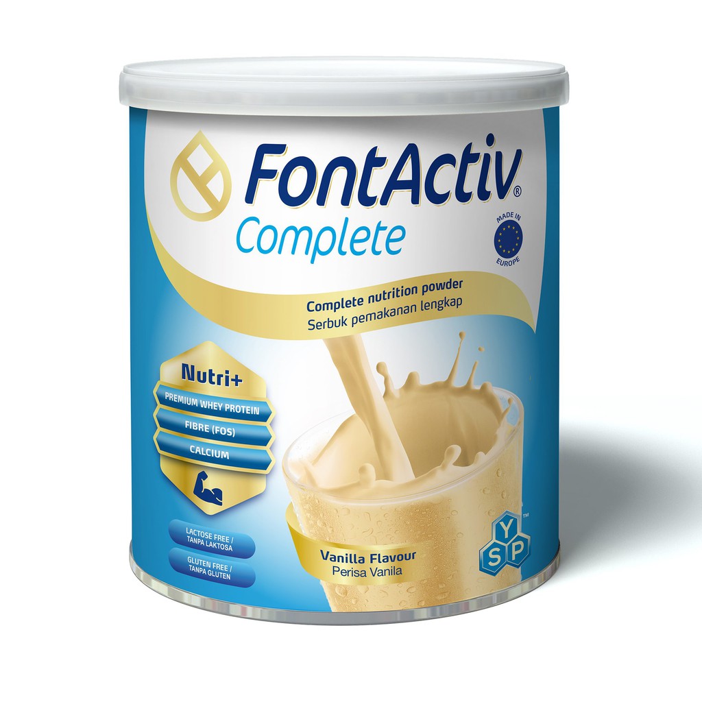 Fontactiv Complete 400g/800g Vanilla Flavour (substitute for Ensure ...