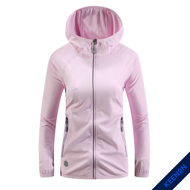 [M-4XL] UPF50+ Couple sun protection jacket windbreaker men Zipper Hooded Anti Uv Jacket hoodie ...