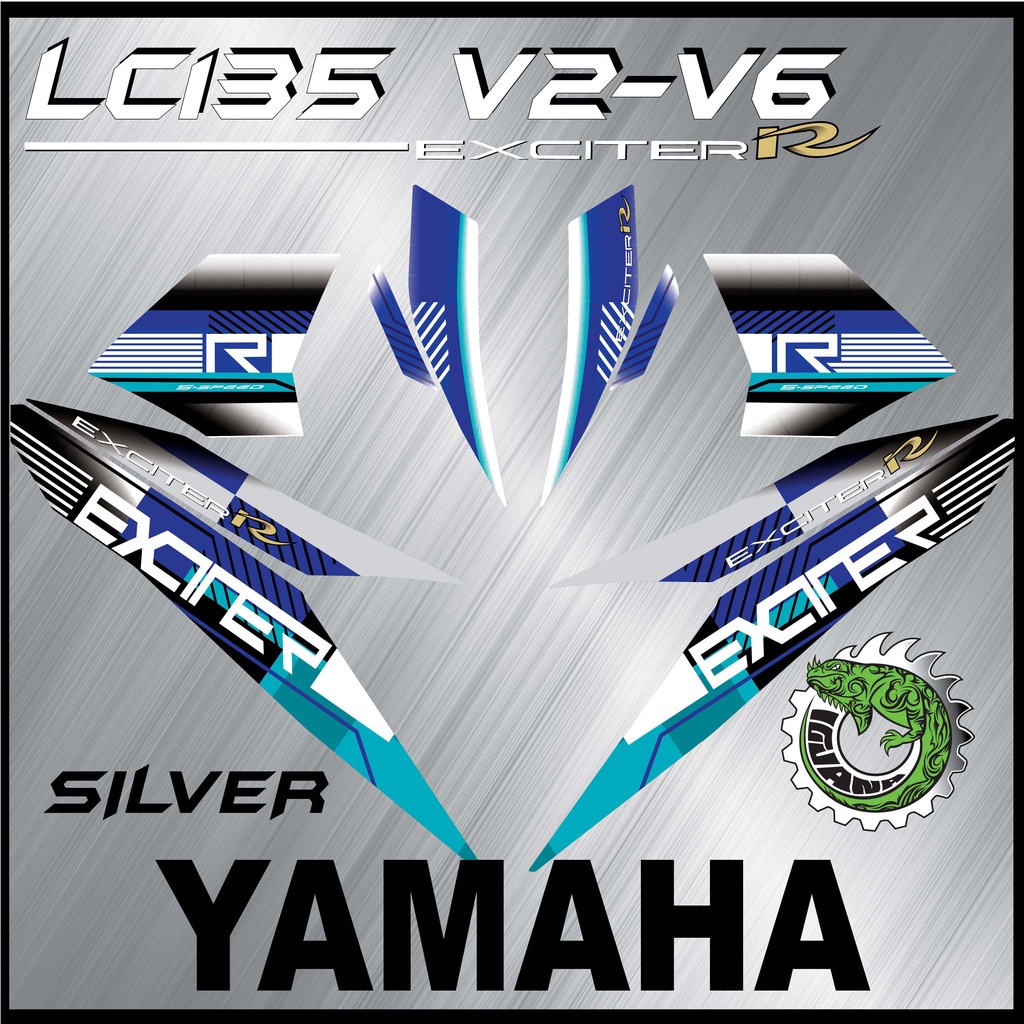 STICKER STRIPE MOTOR YAMAHA LC135 exciter r v2-v6 | Shopee Malaysia
