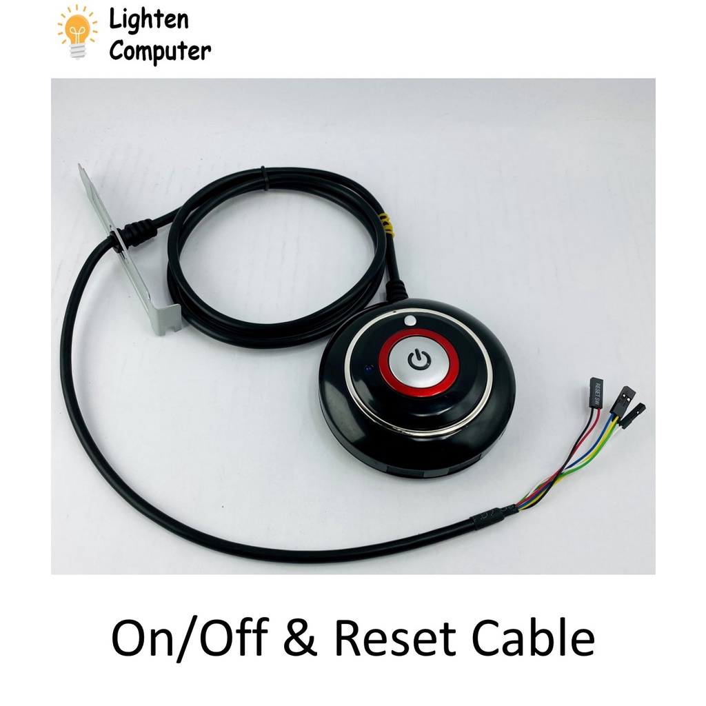 Desktop Computer Motherboard Power Button Switch On / Off & Reset & USB ...