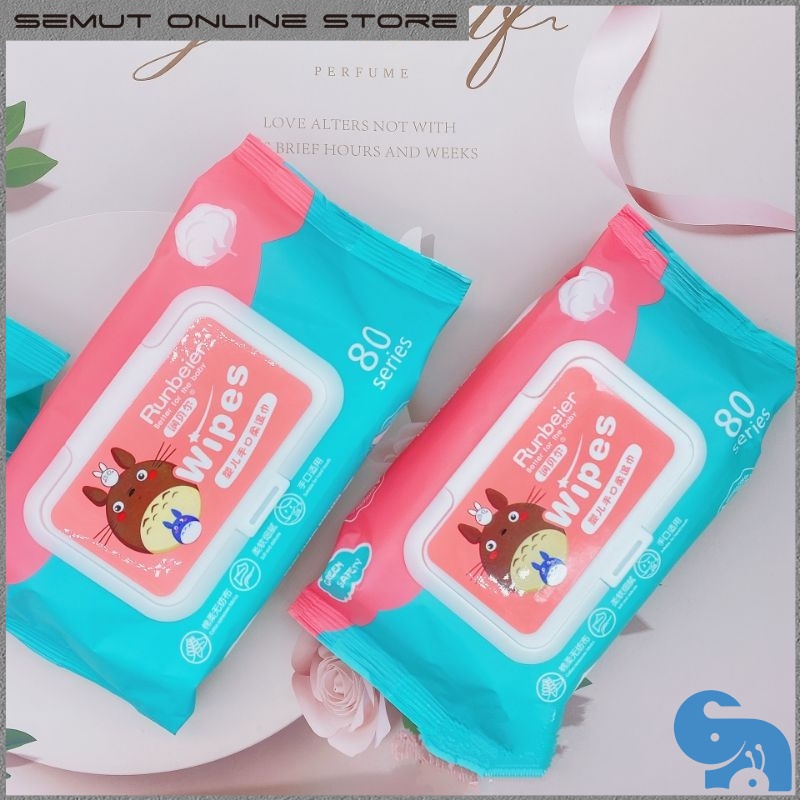 【儿童湿巾】Runbeimian Baby Wipe Wet Tissue Better For Baby 230g/儿童湿巾 手口湿巾 绵柔 ...
