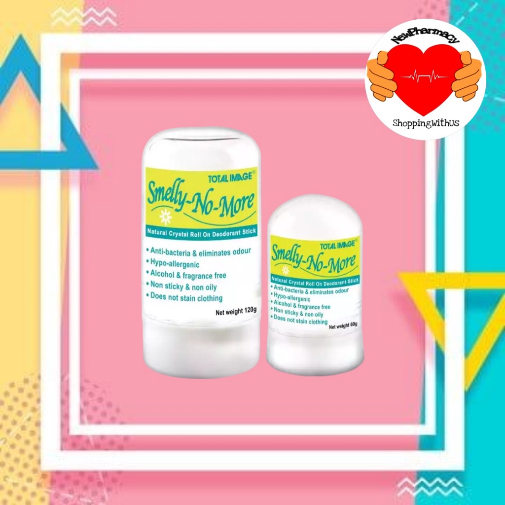 Smelly No More Crystal Deodorant 60g / 120g (Exp-09/2026) | Shopee Malaysia