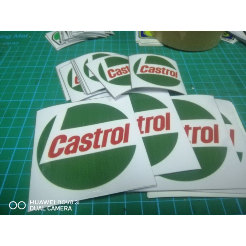 Sticker Castrol Sticker motor | Shopee Malaysia