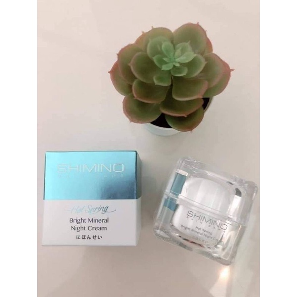 Shimino Hot Spring Bright Mineral Night Cream 30ml | Shopee Malaysia