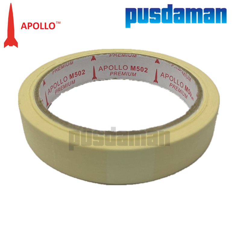 Apollo M502 Masking Tape 18mm x 18yards (16pcs) | Shopee Malaysia