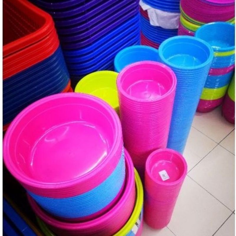 Basin bulat /Round Basin /besen/Plastic Basin/AppleLady Round Basin ...