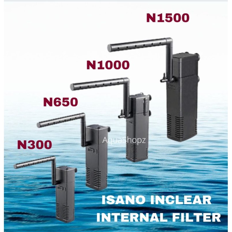 ISANO INCLEAR N300/N650/N1000/N1500 Internal Filter With Shower Pipe ...