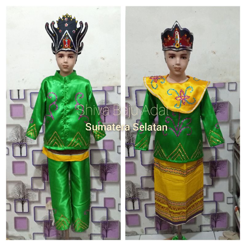 South Sumatra traditional clothes for kindergarten and elementary ...