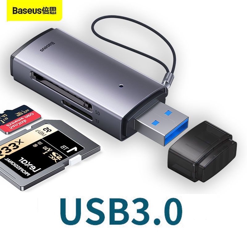 Baseus Card Reader Usb3.0 High-Speed Multi-Function All-In-One Large Sd Memory Card Conversion ...