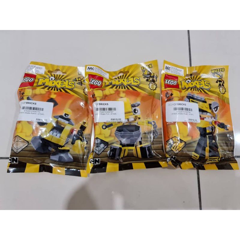 LEGO 41545+41546+41547 MIXELS - Kramm+Forx+Wuzzo (NEW) | Shopee Malaysia