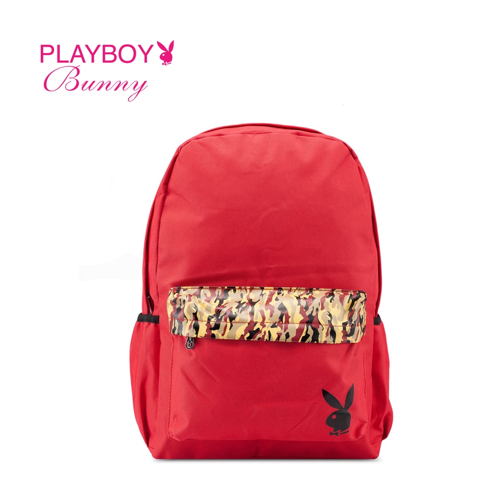 Playboy Backpack PB 1112-01 Red | Shopee Malaysia
