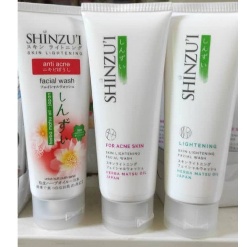 Shinzui Skin Lightening Facial Wash/Acne Skin/Anti Acne 80ml | Shopee ...