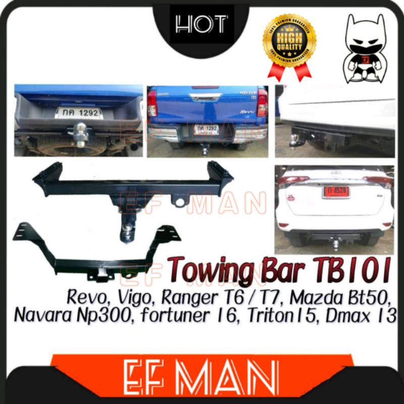 4X4 TOW BAR TOWING BAR HILUX FORTUNER TRITON NAVARA DMAX RANGER BT50 ...
