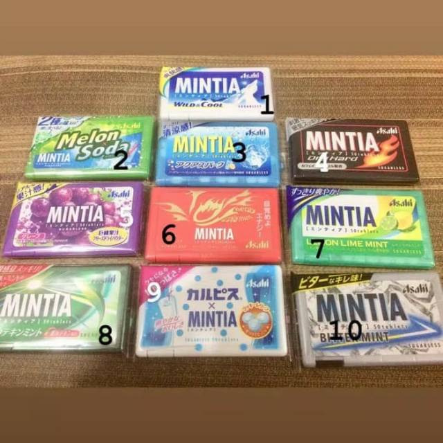 Original japanese Mintia Asahi Candy / japanese Mintia Asahi Candy ...