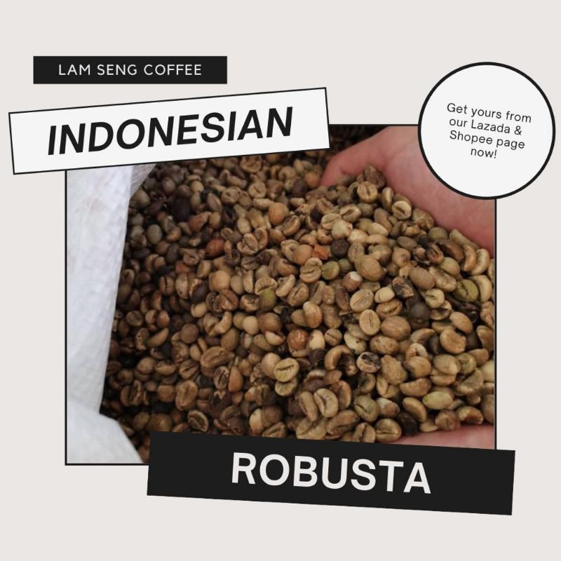 1kg Indonesia Robusta beans (green beans) | Shopee Malaysia