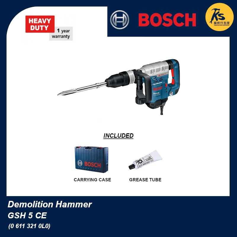 BOSCH Demolition Hammer With SDS Max GSH 5 CE Professional ( 0 611 321 ...
