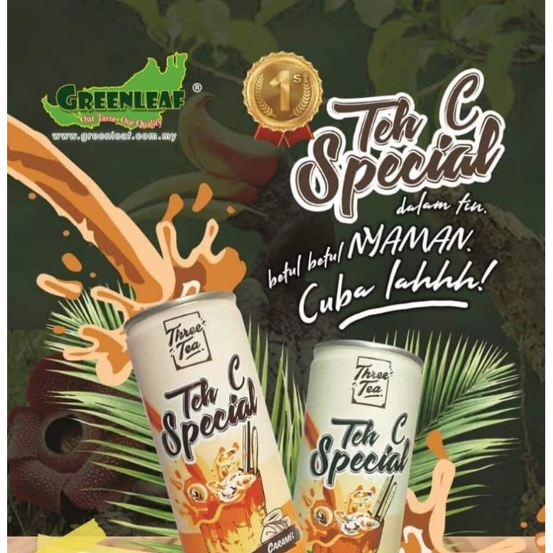 Caramel Teh C Peng Coffee Special Tea C Special Srawak Three Layer Milk ...