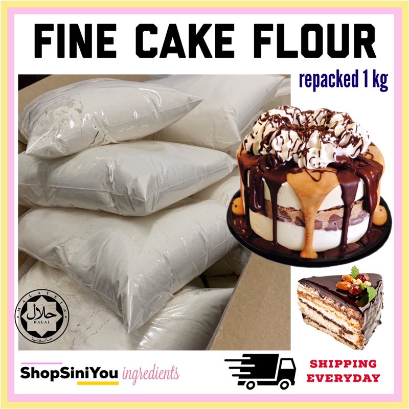 Fine Cake Flour (Dove HR MFM Flour) Repack 1kg | Shopee Malaysia