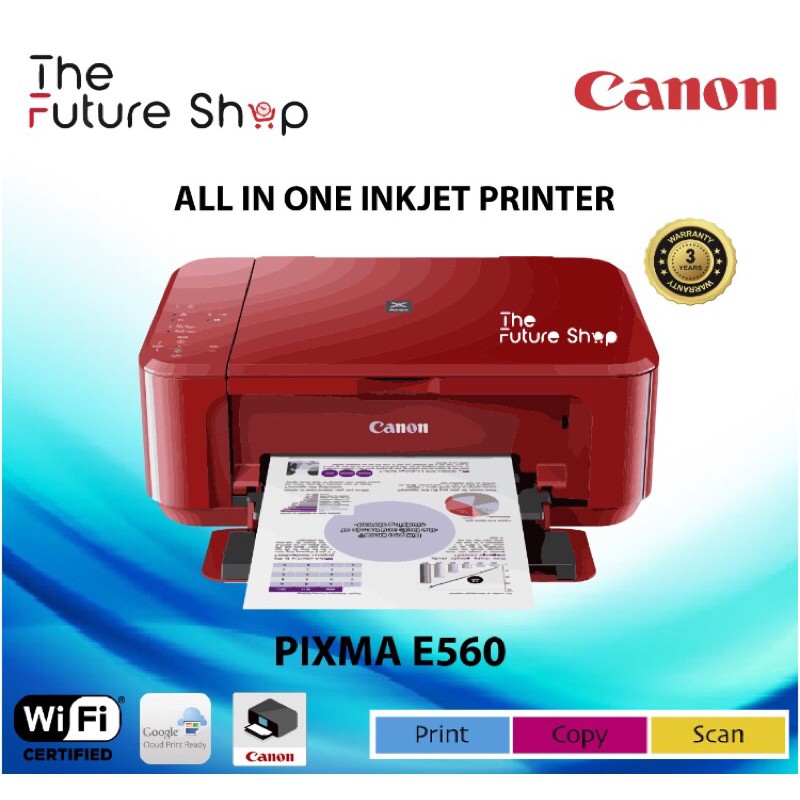 Canon Pixma E560 All in one inkjet printer (Print, Scan , Copy ...