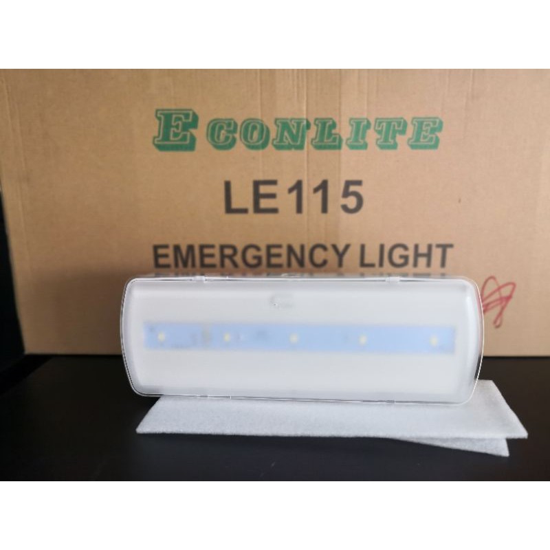 ECONLITE LE115 EMERGENCY LIGHTING SURFACE MOUNT 5PPCS X 0.5W (2.5W LED) | Shopee Malaysia