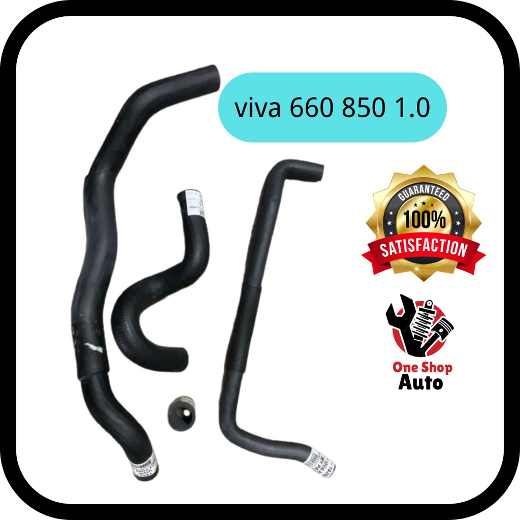 READY STOCK RADIATOR HOSE SET VIVA 660 850 1.0 (4PC) | Shopee Malaysia