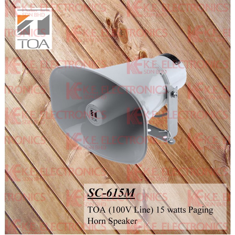 TOA SC-615M 15Watts 100V LINE Paging Horn Speaker | Shopee Malaysia