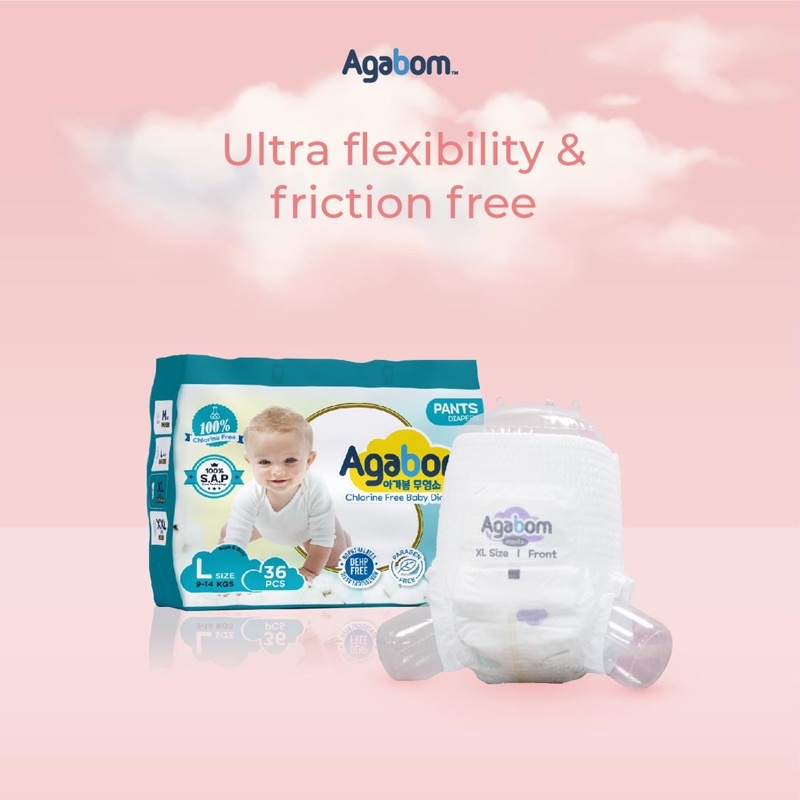 Agabom Baby Diapers Pants L | Shopee Malaysia