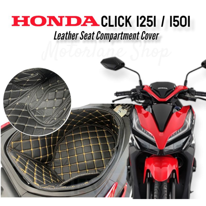 HONDA CLICK 125I V2/ 150I LEATHER SEAT COMPARTMENT COVER | Shopee Malaysia