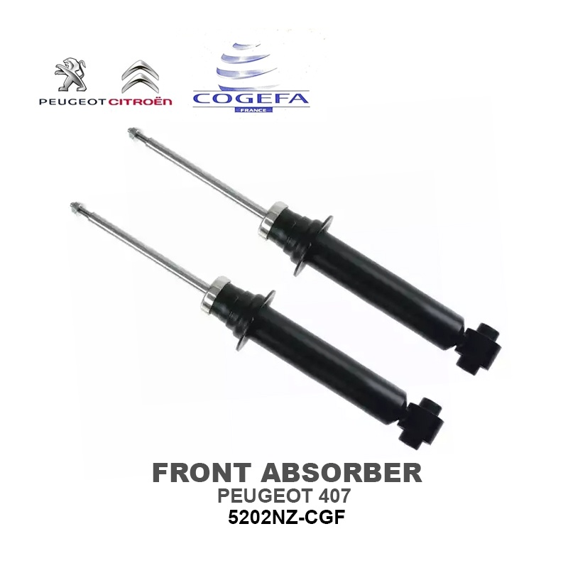Cogefa Peugeot [5202NZ-CGF] Front Absorber Set - Peugeot 407 Front ...