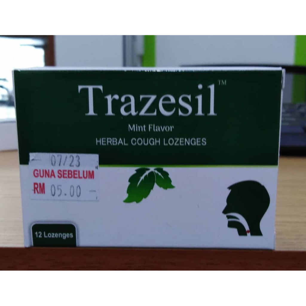 Trazesil Herbal Cough Lozenges 12's | Shopee Malaysia