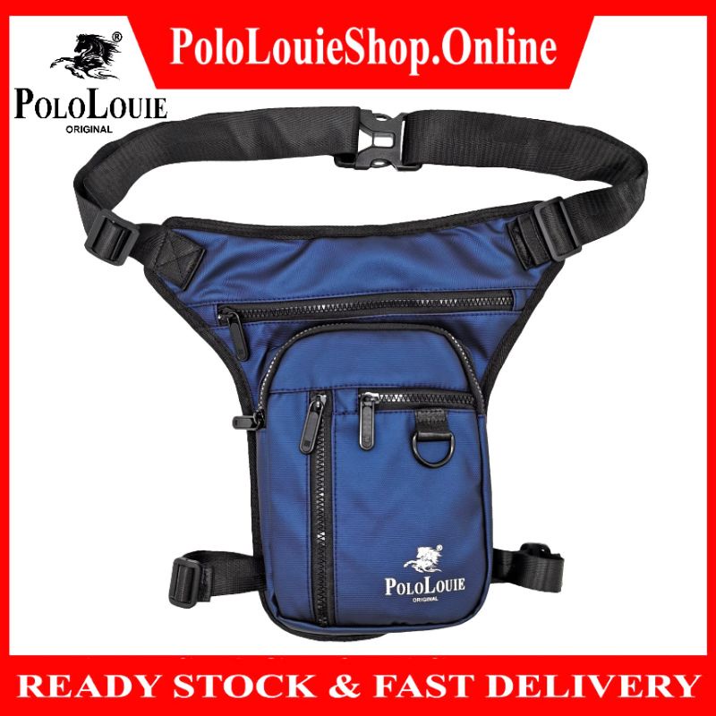 Original Polo Louie Men Waist Pack Waterproof Leg Thigh Pouch Travel ...