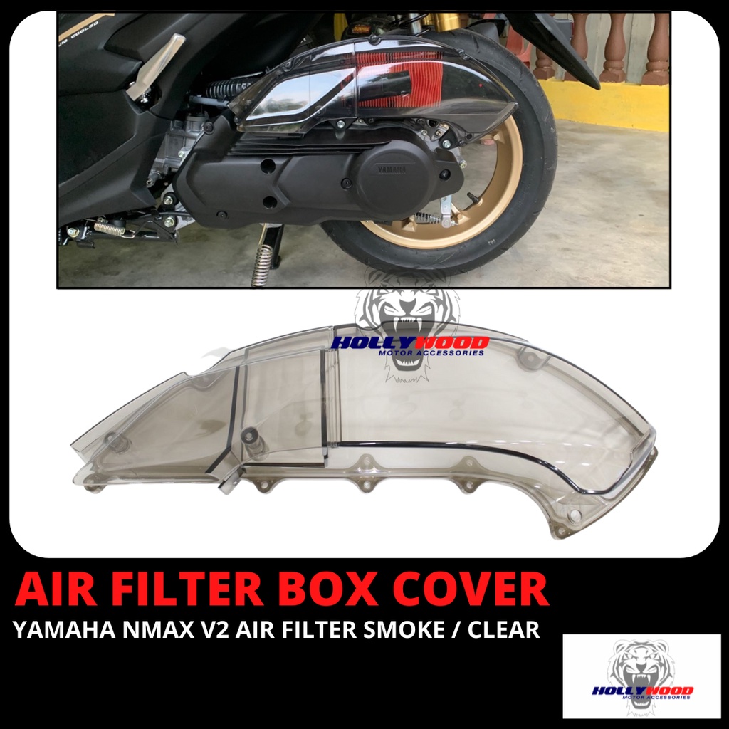 AIR FILTER BOX COVER NVX155 NEW / NVX v2 COVER KOTAK ANGIN TRANSPARENT ...