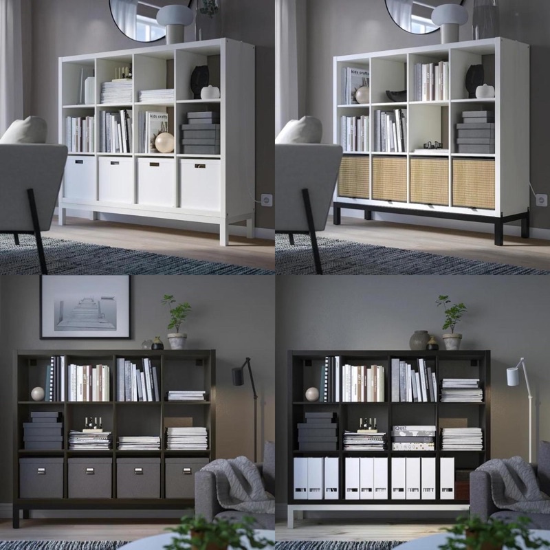 [INSTALLATION SERVICE AVAILABLE] IKEA Kallax Sideboard Shelving Unit ...