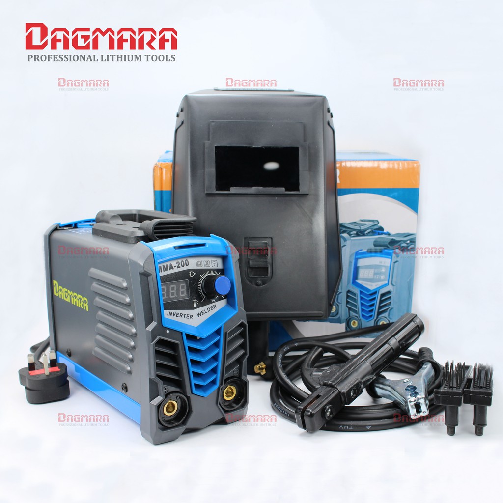 DAGMARA MMA-200 Portable Inverter Welding Machine Set | Shopee Malaysia