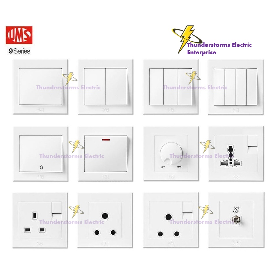 UMS 9 Series Switch & Socket Outlet / Switches UMS SUIS (NEW) SUIS ...