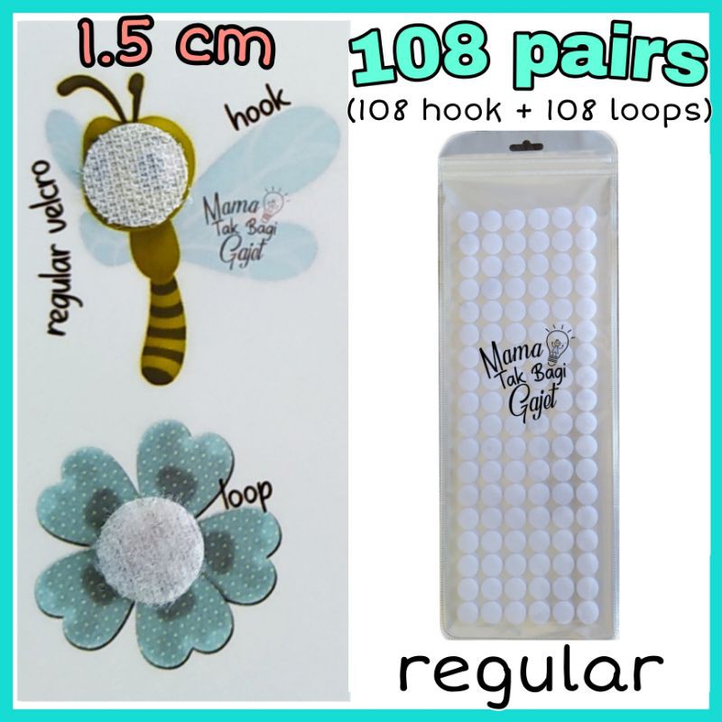 Velcro Tape -size 1.5 cm (set of 200 pairs) | Shopee Malaysia