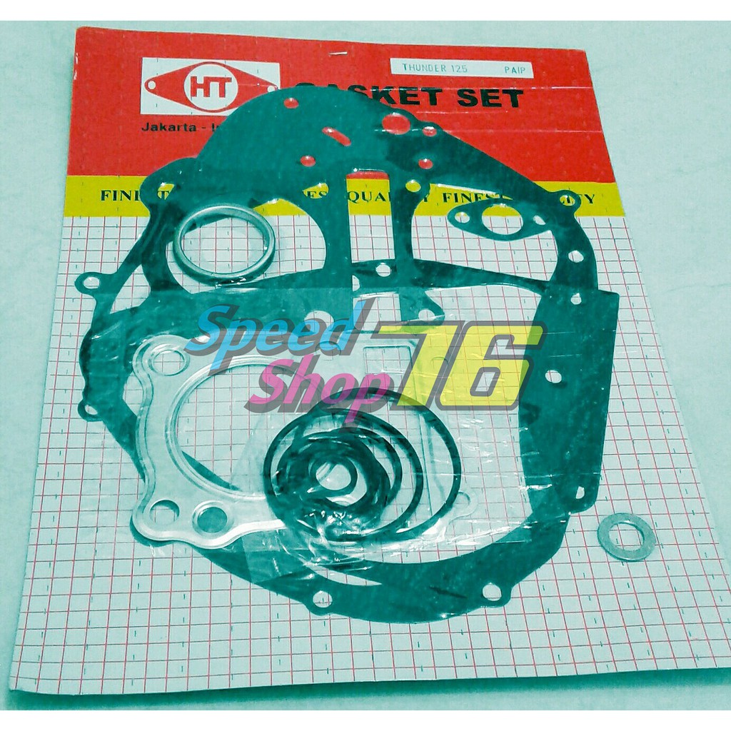 Sp76 PAKING PACKING GASKET FULLSET FULL SET THUNDER 125 LAMA OLD NON KICK HT HIGH TECHNOLOGY ...