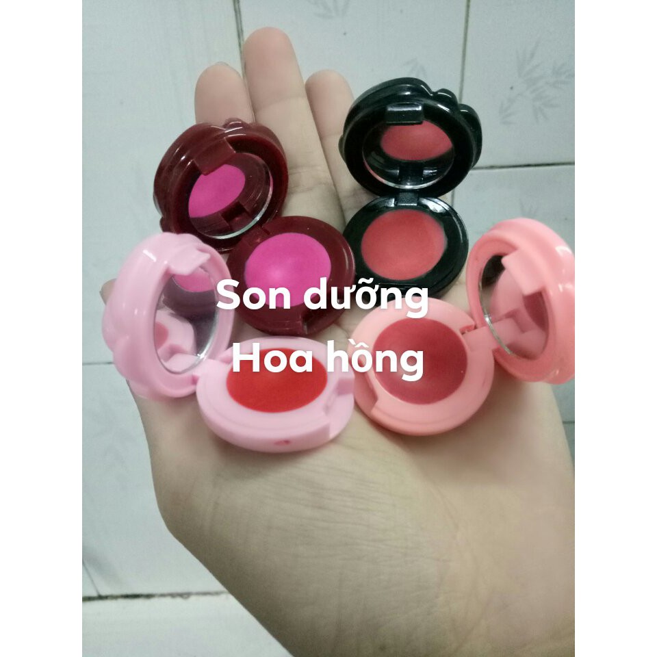 Rose lip balm (Inbox to choose color) | Shopee Malaysia