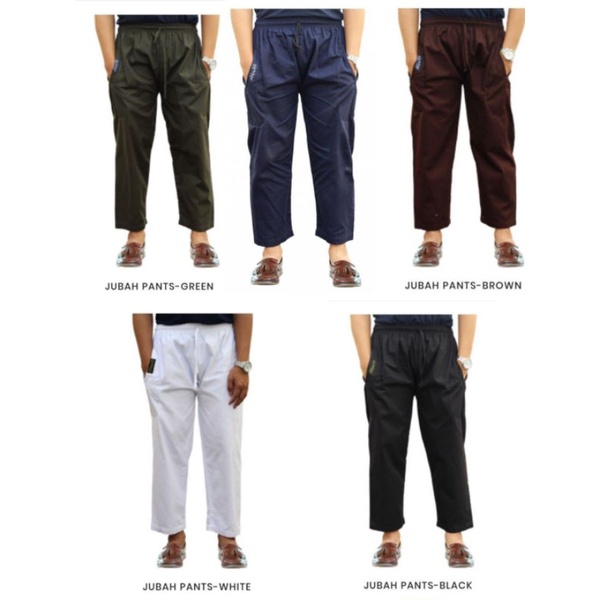 Seluar Lelaki Zip pocket kain cotton Haji Seluar Umrah | Shopee Malaysia