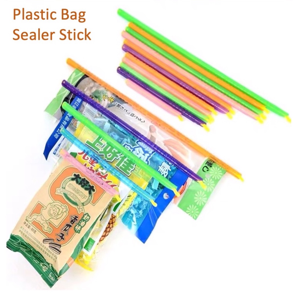 (1 pc) Magic Sealer Stick Bag Clip Plastic Sealing Rods Bag Seal Food ...