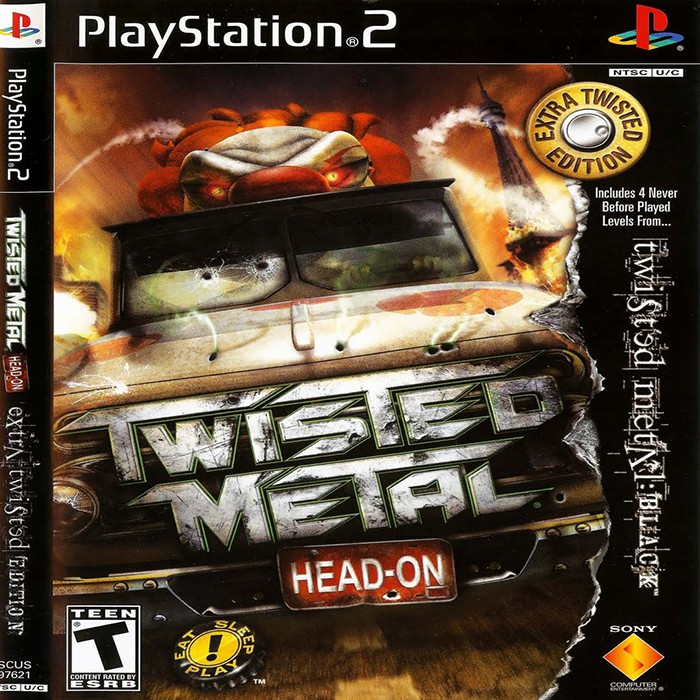 PS2 Game Disc (Quality) (Quick Delivery) Twisted Metal Head On Extra ...
