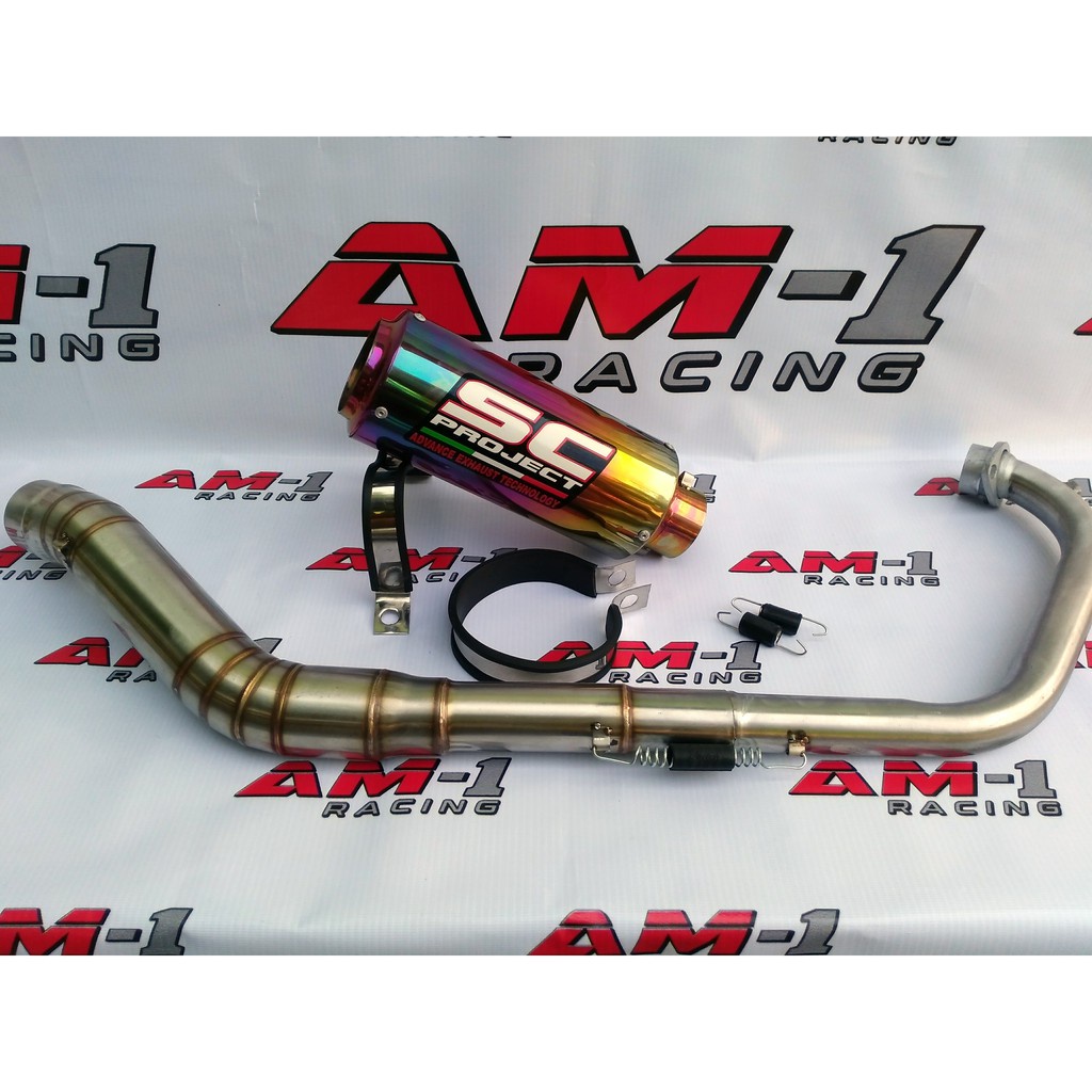 Kenalpot Exhaust Racing Sc Project Pelangi All New YZF R15 VVA R15M R15 M V4 Facelift V2 V3 ...