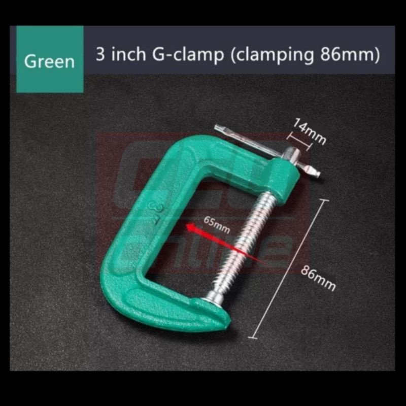CEO 🇲🇾 Heavy Duty G Clamp Metal Carpenter Handyman Vise Grip ...
